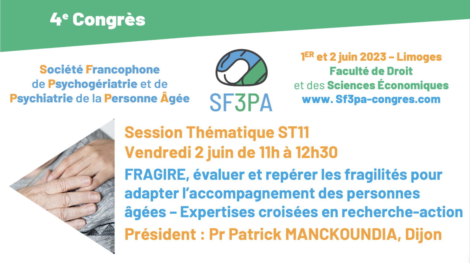 ST11 – FRAGIRE, évaluer et repérer les fragilités pour adapter l ...